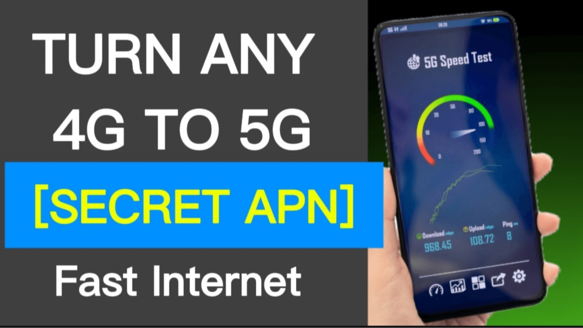 Unlock High-Speed Internet: Convert 4G to 5G with Secret APN"